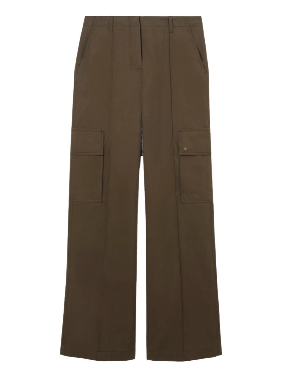 BURBERRY Burberry Gabardine Cargo Pants with Equestrian Knight Design Rivet